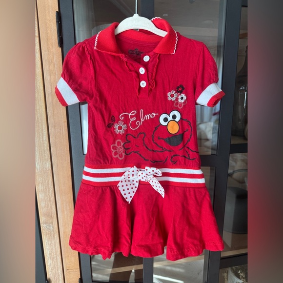 Sesame Street | Dresses | Y2k Elmo Sesame Street Toddler Girl Dress ...
